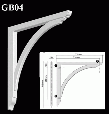 Exterior Gallow Brackets & Corbels - Wm. Boyle Interior Finishes