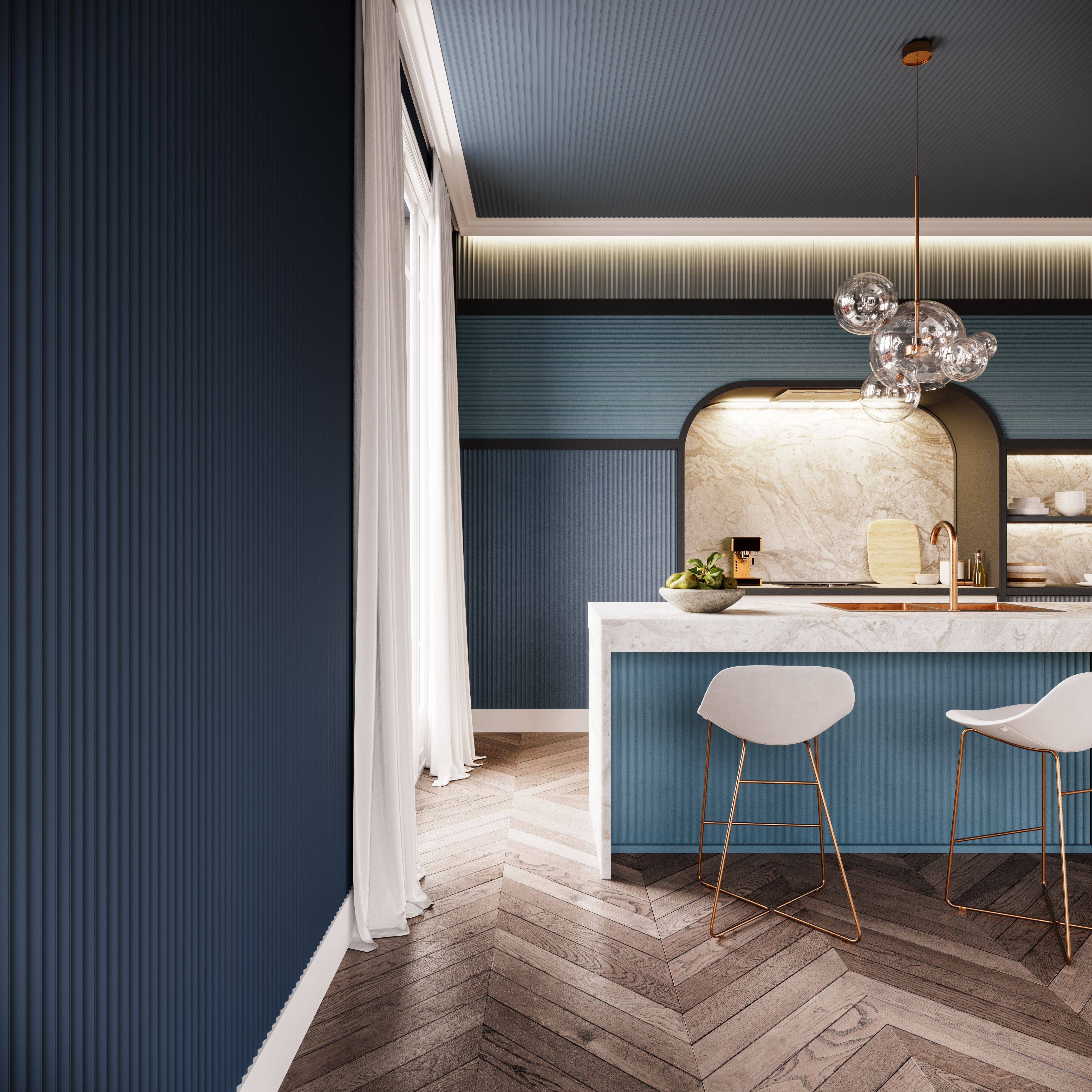 Orac W109 3D 'Valley' Wall Panel - Wm Boyle Interior Finishes