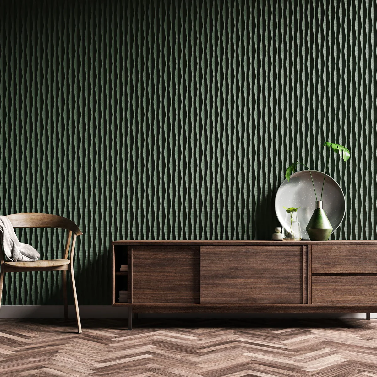 Orac W112 'Ridge' 3D Wall Panel - Wm Boyle Interior Finishes