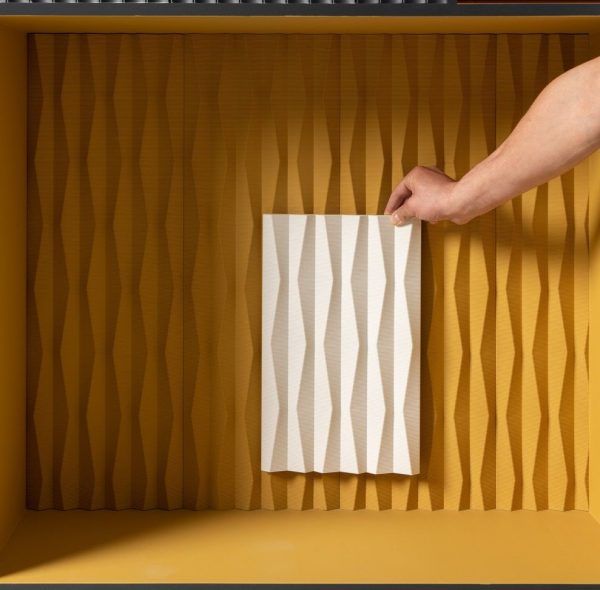 Orac W112 'Ridge' 3D Wall Panel - Wm Boyle Interior Finishes